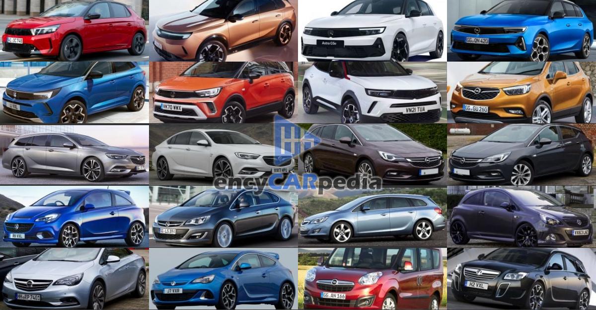All Current Vauxhall Models - encyCARpedia