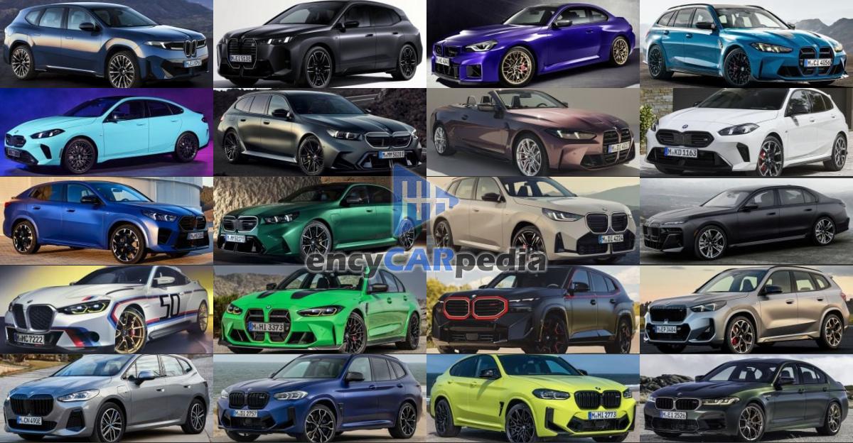 Alle BMW Modellen - encyCARpedia
