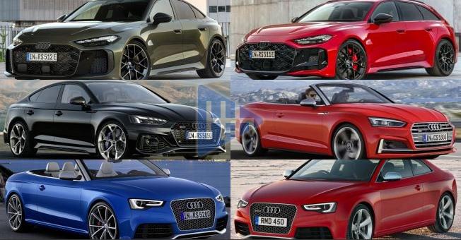 All Audi A5 Generations - encyCARpedia