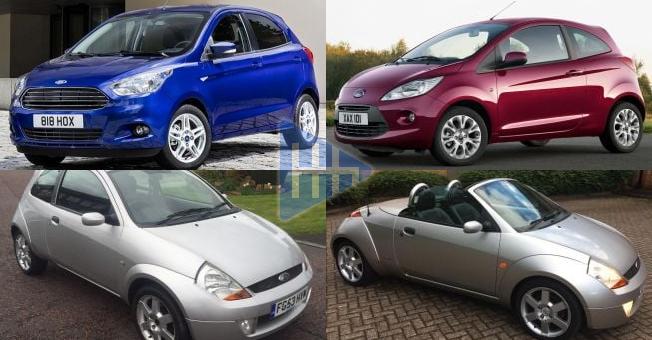 All Ford Ka Generations - encyCARpedia