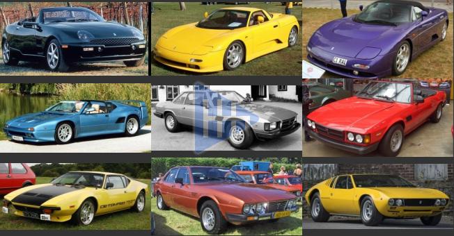 All De Tomaso Models - encyCARpedia