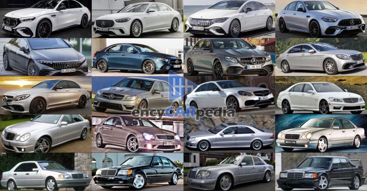 All Mercedes Saloon Models - encyCARpedia