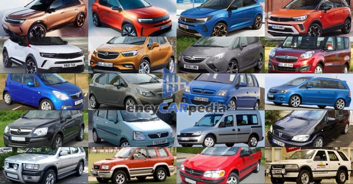 All Opel SUV & MPV Models - encyCARpedia