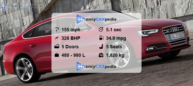 Audi S5 Sportback 3.0 TFSI (B8) specs (2012-2016), performance ...