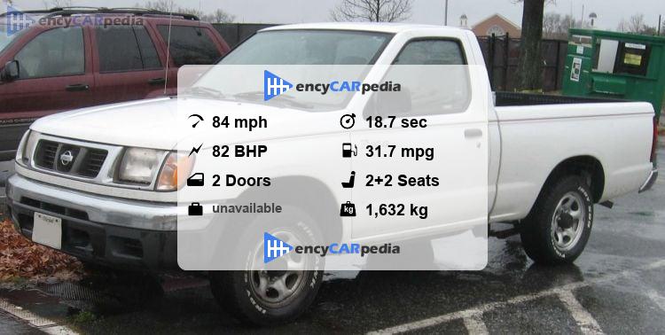Nissan Navara 2.5 D 4x2 (D22) specs (1998-2002), performance ...