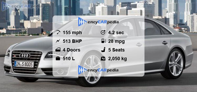 Audi S8 (D4) specs (2012-2013), performance, dimensions & technical ...