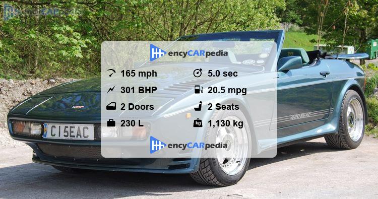 TVR 420SEAC specs (1987-1989), performance, dimensions & technical ...