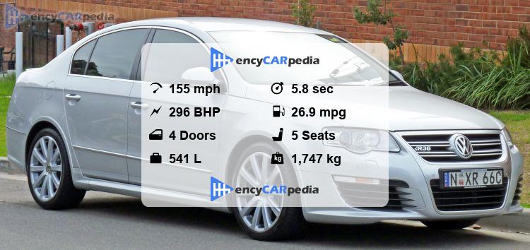 Volkswagen Passat R36 V6 FSI 4Motion (B6) specs (2008-2011 ...