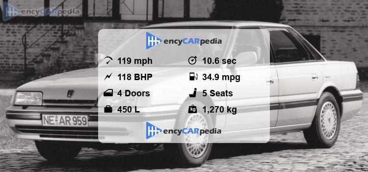 Rover 820e/Se specs (1988-1991), performance, dimensions & technical ...