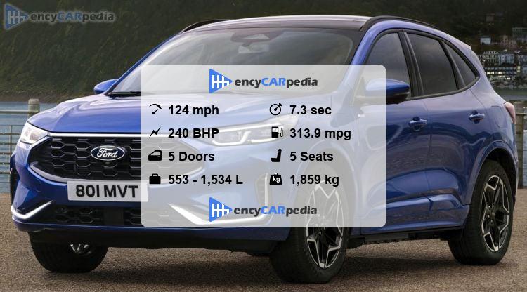 Ford Kuga 2.5 PHEV specs (2024-present), performance, dimensions ...