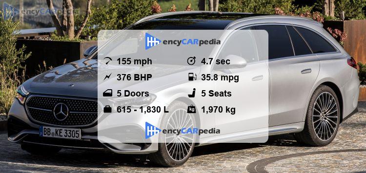 Mercedes E 450 4MATIC Estate (S214) specs (2024-present), performance ...