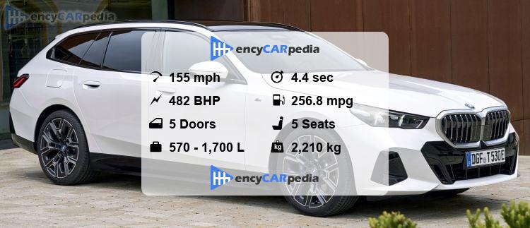 BMW 550e xDrive Touring (G61) specs (2024-present), performance ...