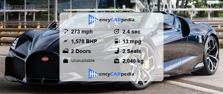 Bugatti W16 Mistral specs (2025-present), performance, dimensions ...