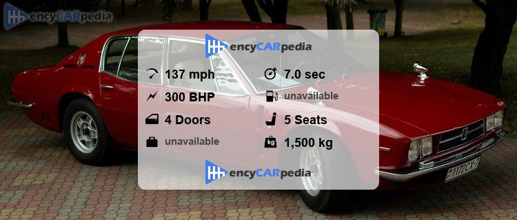 Iso Fidia S4 300 specs (1967-1973), performance, dimensions & technical ...