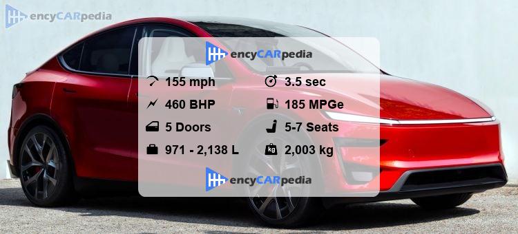 Tesla Model Y Performance specs (2025-present), performance, dimensions ...