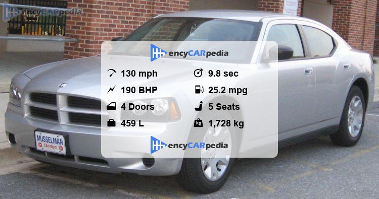 Dodge Charger SE specs (2008-2010), performance, dimensions & technical ...