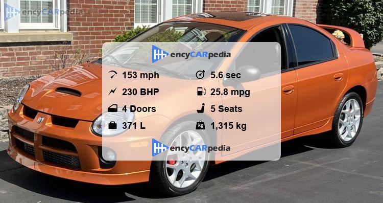 Dodge SRT-4 specs (2004-2005), performance, dimensions & technical ...