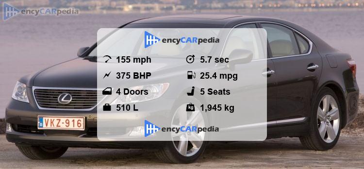 Lexus LS 460 (XF40) specs (2006-2013), performance, dimensions ...