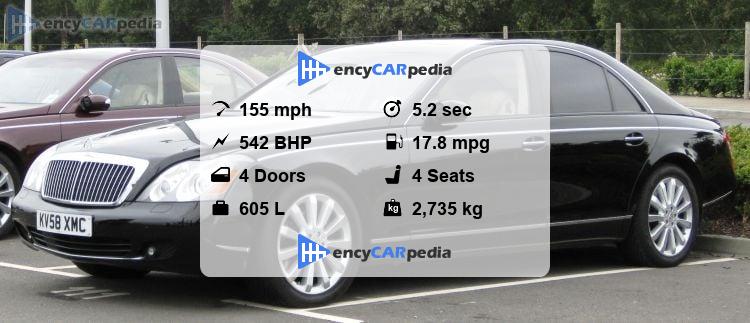Maybach 57 specs (2003-2010), performance, dimensions & technical ...