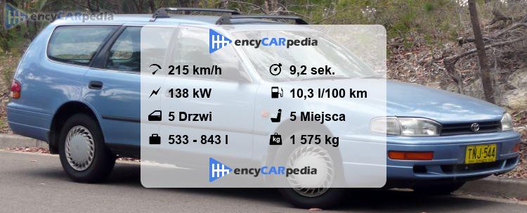 Toyota Camry Kombi V6 GX dane techniczne (1992-1997), osiągi, wymiary i ...