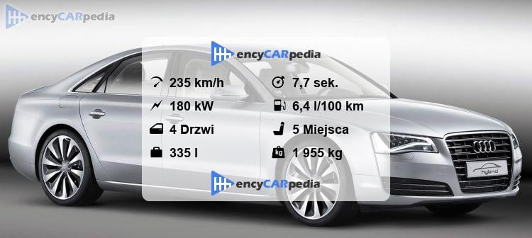 Audi A8 Hybrid (D4) dane techniczne (2011-2013), osiągi, wymiary i dane ...