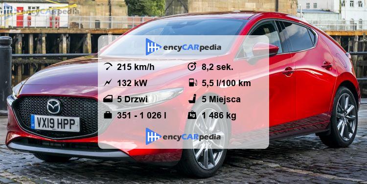 Mazda 3 Skyactiv-X 180 dane techniczne (2019-2021), osiągi, wymiary i ...