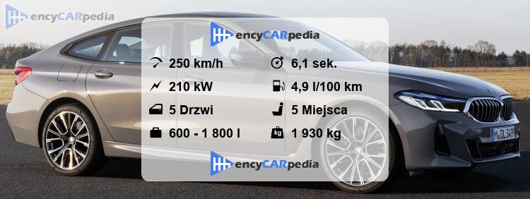 BMW 630d Gran Turismo (G32) dane techniczne (2020-2023), osiągi ...
