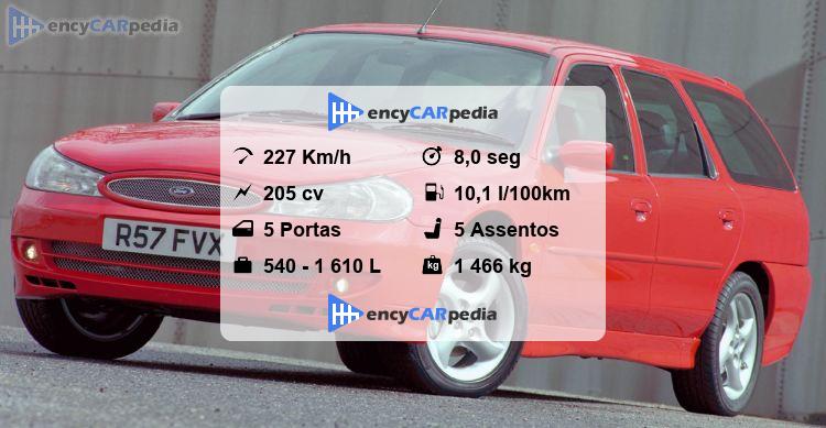Ford Mondeo Station ST200 Ficha Técnica (1999-2000), desempenho ...