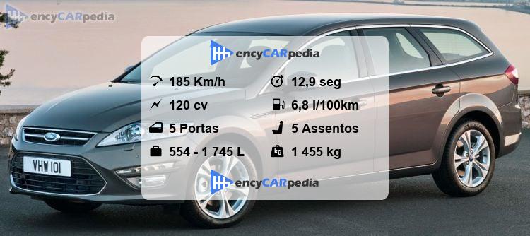 Ford Mondeo Station 1.6 Ti VCT 120 Ficha Técnica (2010-2014 ...