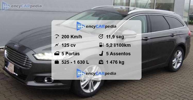 Ford Mondeo Station 1.0 EcoBoost 125 Ficha Técnica (2015-2018 ...