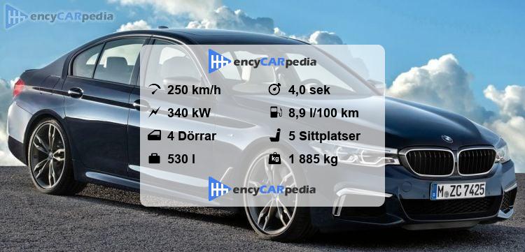 BMW M550i xDrive (G30) specifikationer (2017-2020), prestanda, kaross ...