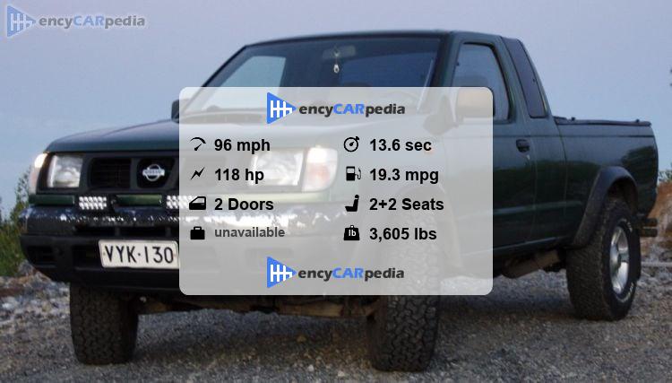 Nissan Navara 2.4 King Cab 4x4 (D22) specs (1998-2002): performance ...