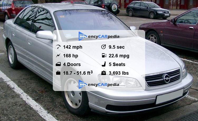 Opel Omega 2.5 V6 specs (1999-2001): performance, dimensions ...