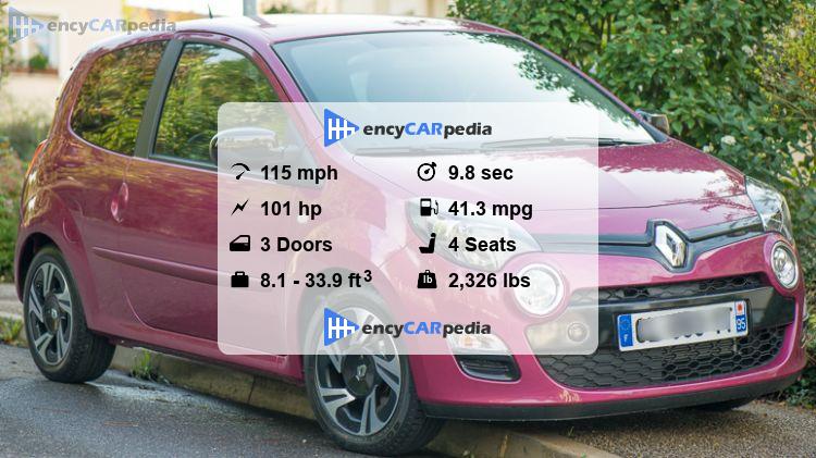 Renault Twingo 1.2 GT specs (2012-2014): performance, dimensions ...