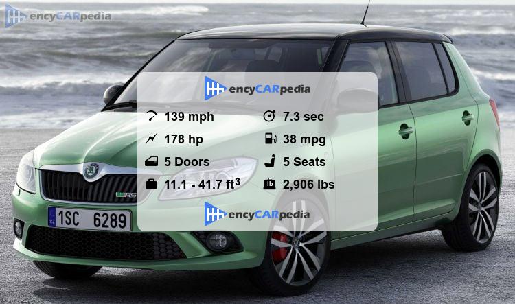 Škoda Fabia vRS specs (2010-2014): performance, dimensions & technical ...