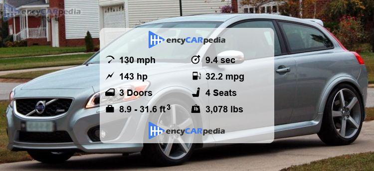 Volvo C30 2.0F specs (2010-2011): performance, dimensions & technical ...