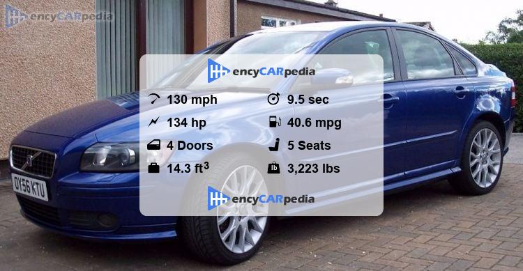 Volvo S40 2.0D specs (2004-2010): performance, dimensions & technical ...