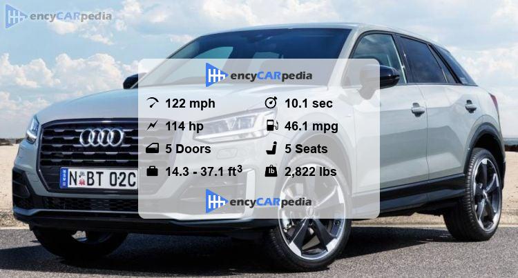 Audi Q2 1.0 TFSI ultra 116 specs (2017-2020): performance, dimensions ...