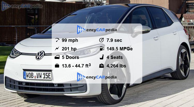 Volkswagen ID.3 Pro S specs (2020-2023): performance, dimensions ...
