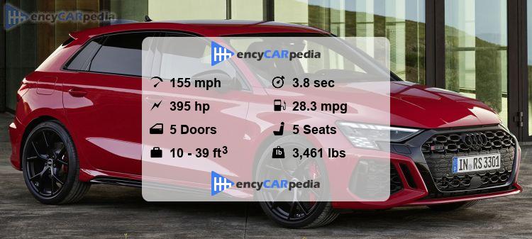 Audi RS 3 Sportback specs (2021-2024): performance, dimensions ...