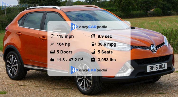 MG GS 1.5 TGI specs (2016-2019): performance, dimensions & technical ...