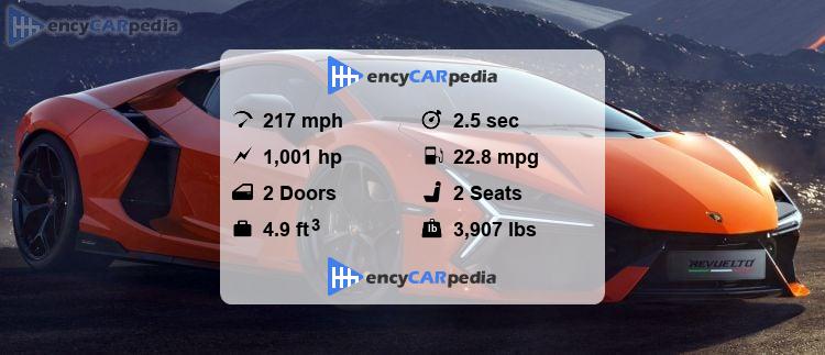Lamborghini Revuelto specs (2023-present): performance, dimensions ...