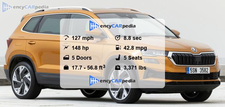 Škoda Karoq 2.0 TDI 150 4x4 specs (2022-present): performance ...