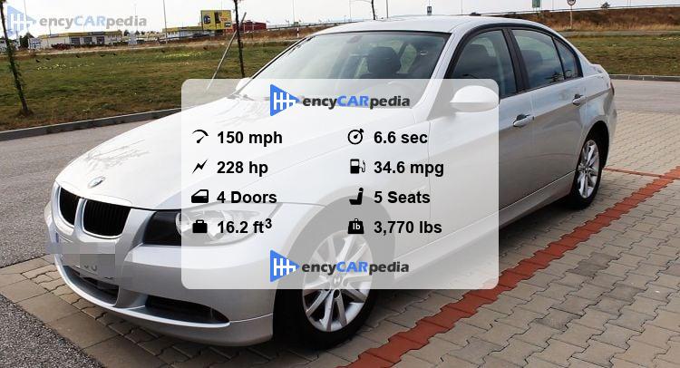 BMW 330xd (E90) specs (2007-2008): performance, dimensions & technical ...