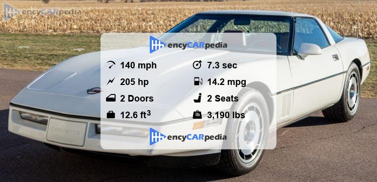 Chevrolet Corvette (C4) specs (1984): performance, dimensions ...