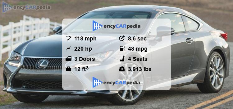 Lexus RC 300h (UXC1) specs (2016-2018): performance, dimensions ...