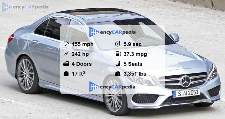 Mercedes C 300 (W205) specs (2015-2018): performance, dimensions ...