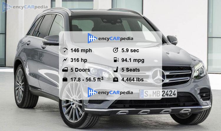 Mercedes GLC 350 e 4MATIC (X253) specs (2016-2019): performance ...